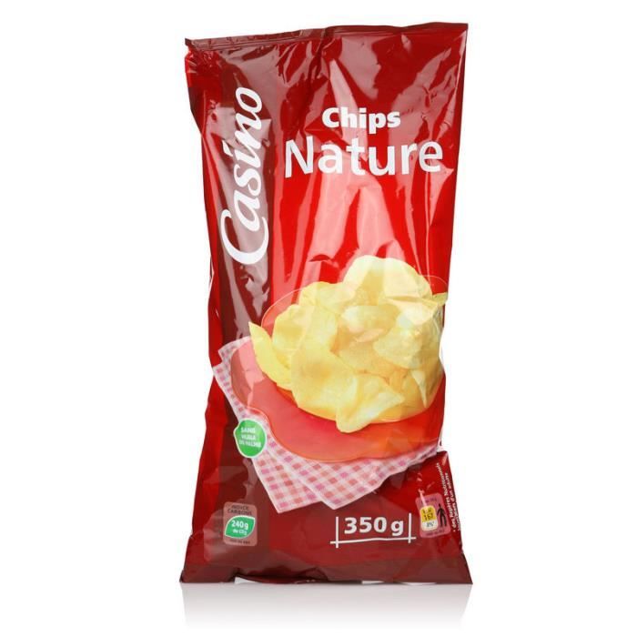 Chips nature - 350 g - Cdiscount Au quotidien