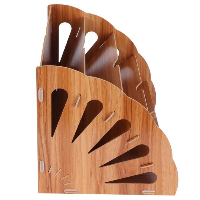 Duokon Desktop Organizer, Multi‑Slot Stylish Wooden Organizer Exquisite ...