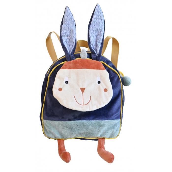 Sac à dos Gabin lapin - EBULOBO - Fantaisie - Bleu - Bébé - Mixte ...