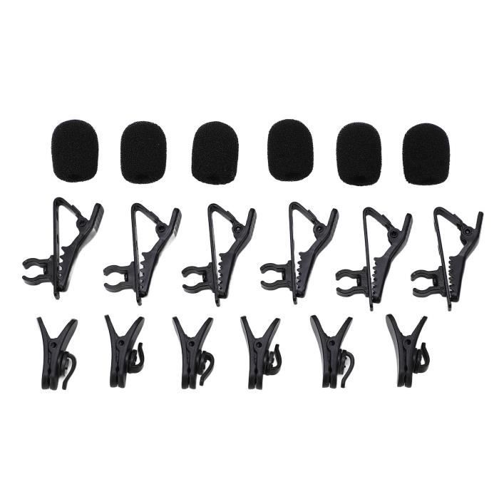 EJ.life Clips en métal pour micro Kit de remplacement de microphone 18 ...