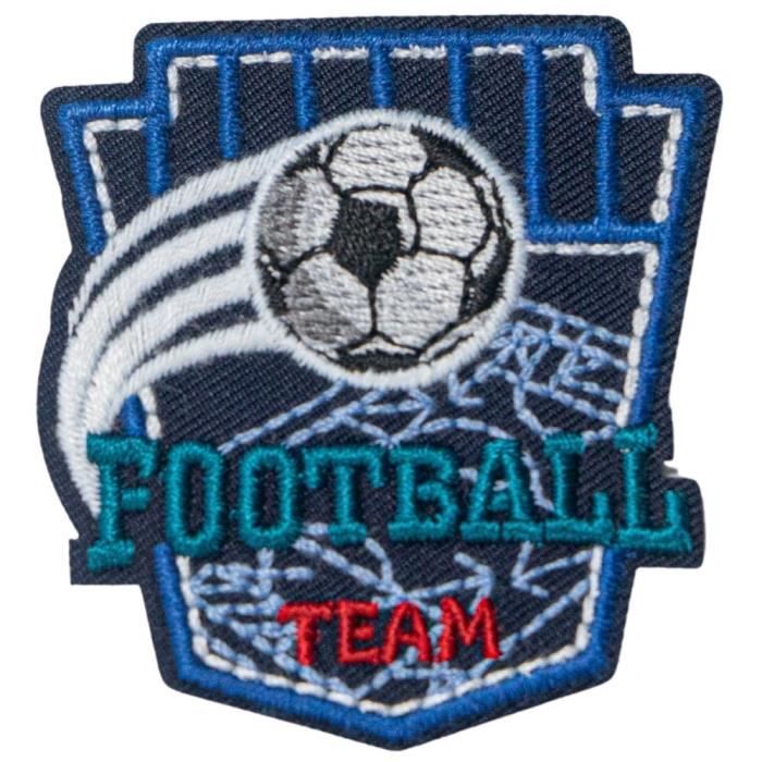 Patch Ecusson Thermocollant Blason Team Foot 5 x 5,50 cm - Cdiscount ...
