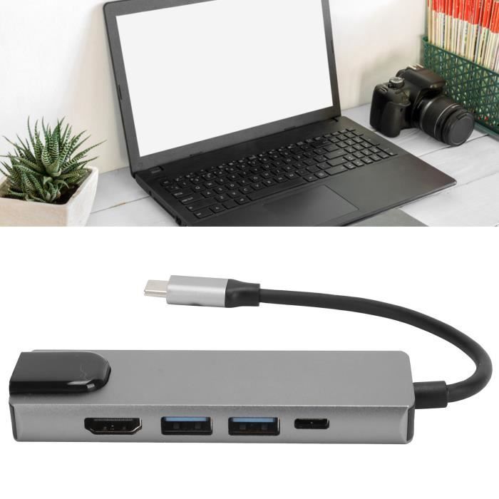 Concentrateur USB C Adaptateur multiport hub USB C type C vers ...