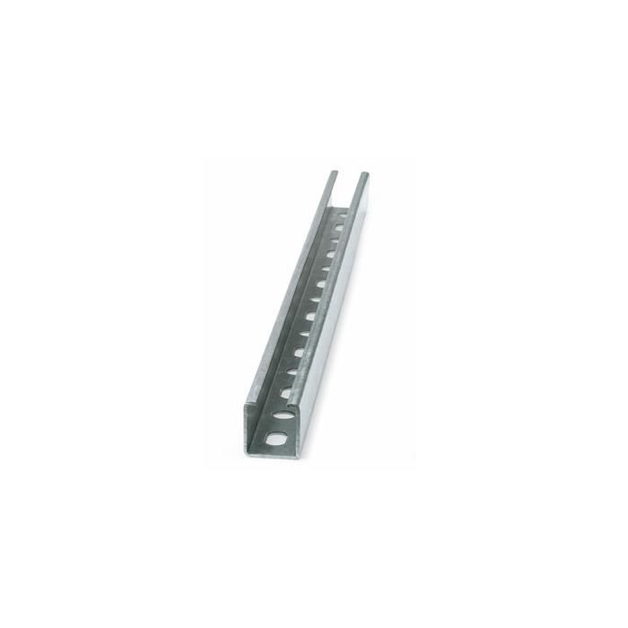 10 rails, guides perforés Galvanisé 28 x 30 x 1,8 x 2000 mm - GPG283018 ...