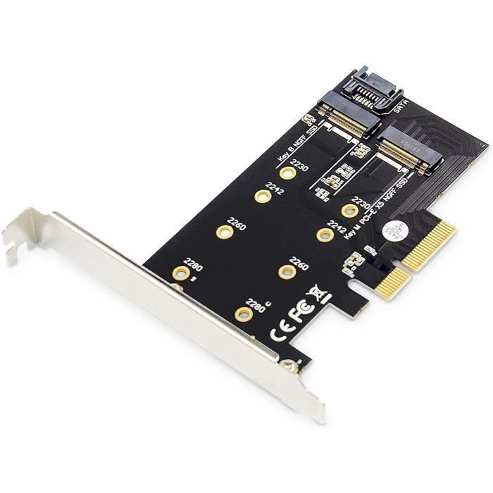 Na - Limics24 - Cartes Ssd M.2 Ngff/Nvme Sur 4 Emplacements Pcie Carte ...
