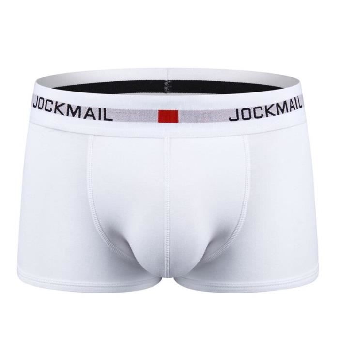 Sous-vêtement,boxer sous vêtements sexy pour homme coton rayé arc en ciel, culotte respirante à ...