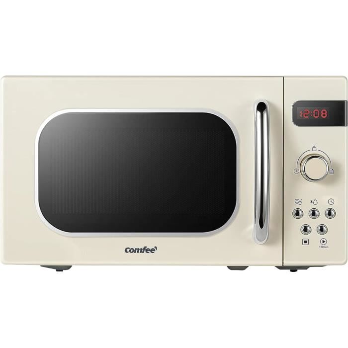 Micro-Ondes Rétro Cmsro 20Di Cr Avec 8 Renus Rutomatiques, 5 Niveaux De Puissance De Cuisson ...