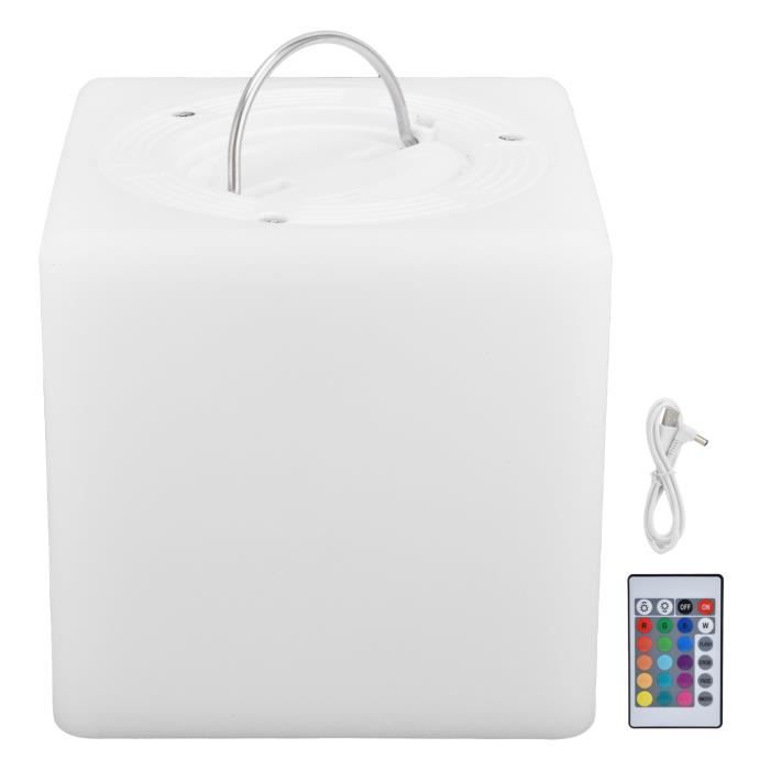 TMISHION LED Cube Light Veilleuse USB Rechargeable LED Cube Forme Nuit ...