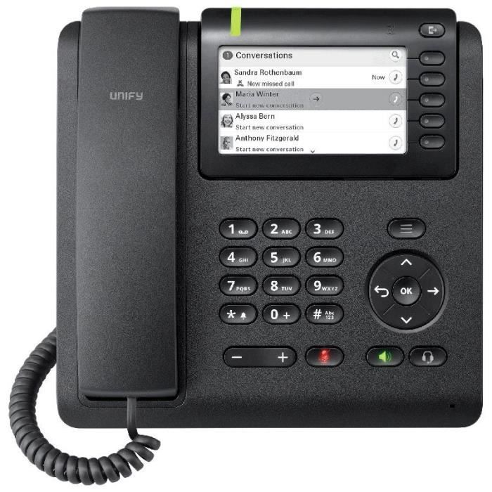 Unify OPENSCAPE DESK PHONE CP600E [M2] - Version UK - 4050026031577 ...