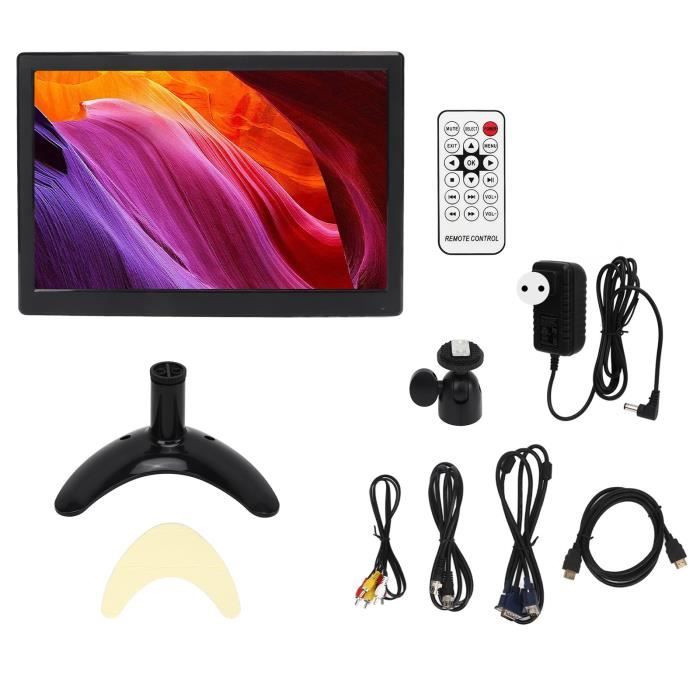 Moniteur LCD portable de 12 pouces avec écran TFT LCD, entrée VGA HD ...