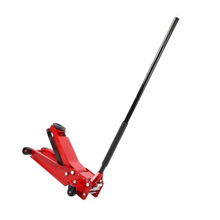 VINGVO Cric hydraulique rouge Outil d'entretien de véhicule rouge de ...