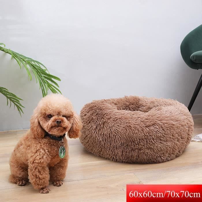 Couchage Panier Chien Chat Corbeille Coussin Rond Hiver Chaud en ...