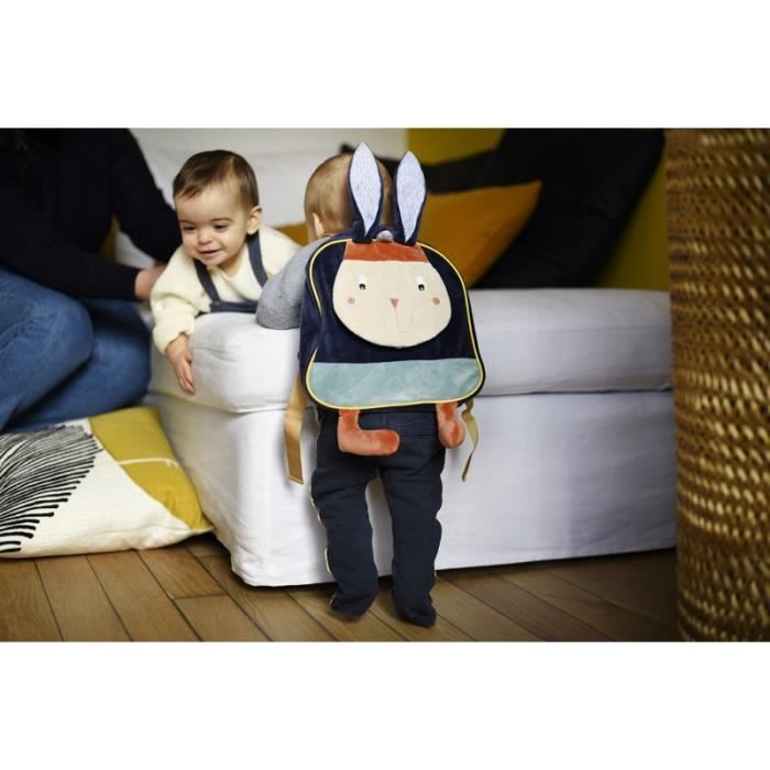 Sac à dos Gabin lapin - EBULOBO - Fantaisie - Bleu - Bébé - Mixte ...