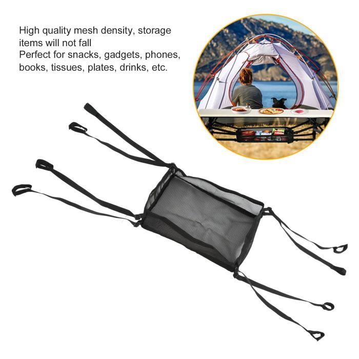 SALALIS Poche en filet de table de camping Sac en Filet de Rangement de ...