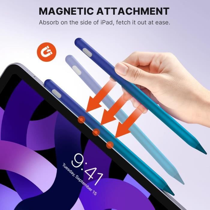 Stylet Usb-C Pour Ipad 10E-9E Gén, Stylet Pour Pencil 1 Gén Pour Ipad ...
