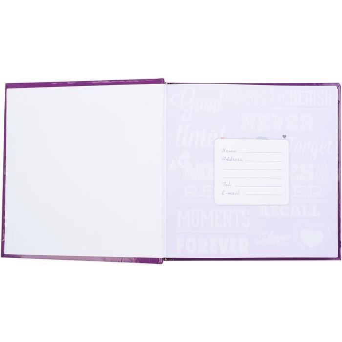 Arpan Memo Slip Dans le cas Album photo pour 200 Photos 4x6 "- 10x15cm ...