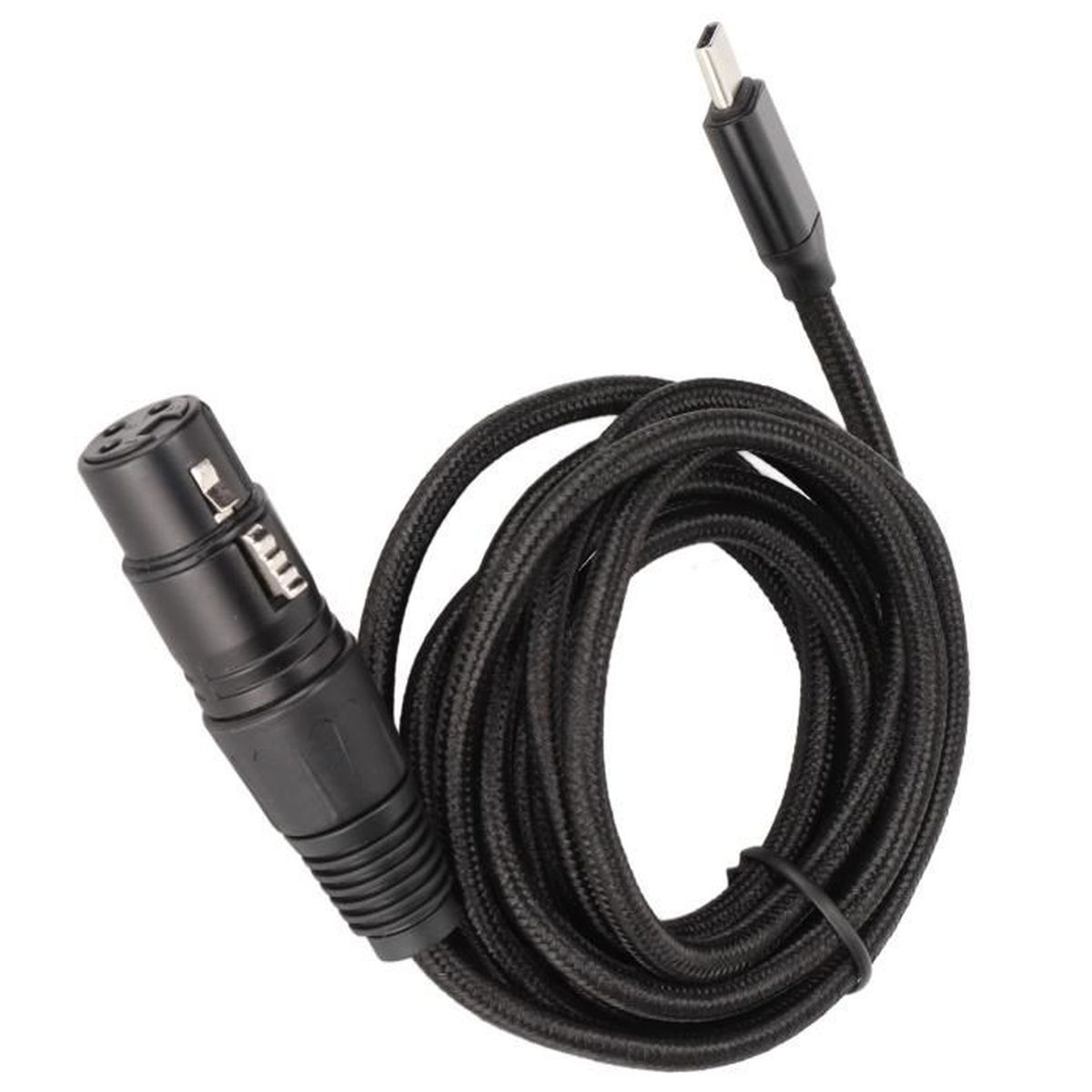 LMC -Câble de microphone XLR vers USB C femelle HIFI Plug and Play ...