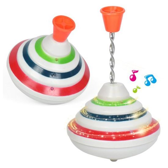 Toupie jouet avec LED et musique Peg-top Hand Spinner Gyro Toy cadeau ...