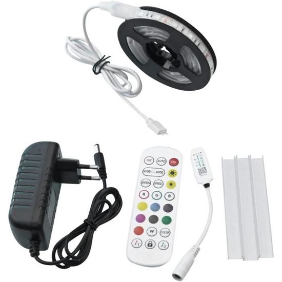 2M Ip68 Ruban Led Rgb Piscine Etanche 12V Kit Underwater Silicone Strip ...