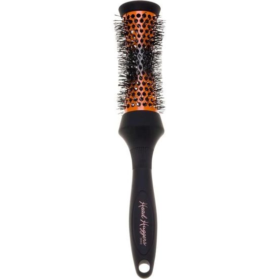 (Small) Thermo Ceramic Hourglass Hot Curl Brush - Hair Curling Brush ...