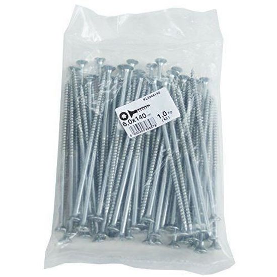 Connex uni-screws galvanisé 6x 140mm - KL3246140 - Cdiscount Bricolage