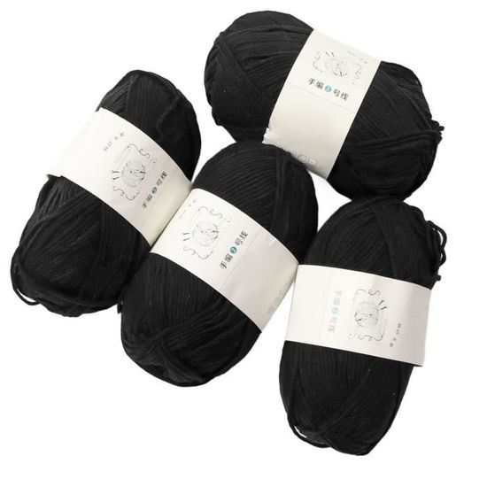 Fil De Coton Fils De Coton 3Mm, 4 Pièces, Couleur Pure Et Élégante ...