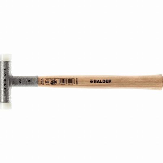 Marteau - HALDER - 3366020 - 20 mm - Manche en hickory - Sans rebond - Cdiscount Bricolage