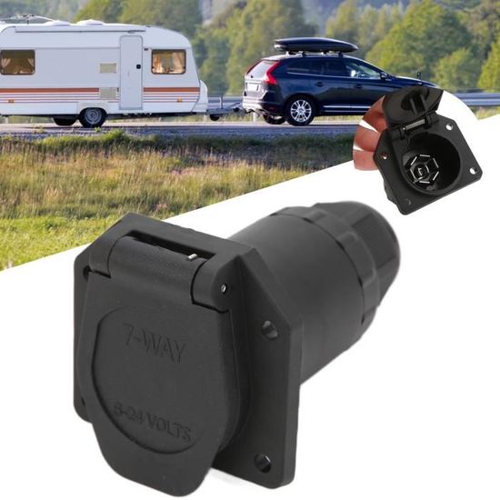 Connecteur de remorque - MXZZAND - Adaptateur étanche à 7 broches ...