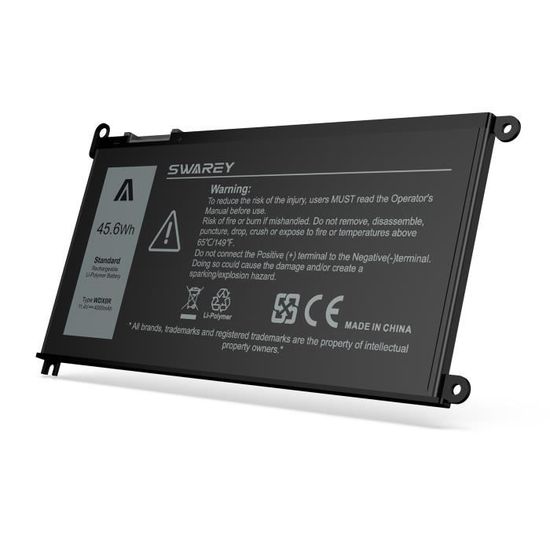 4000mAh Batterie pour Dell 3CRH3/CYMGM/FC92N/FW8KR/T2JX4/ WDX0R/Y3F7Y ...
