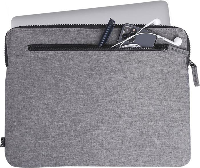 Housse de protection pour ordinateur portable (gris, 15,6 pouces ...