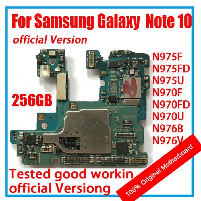 N970F-256GB-Carte mère débloquée pour Samsung Galaxy Note, Android ...