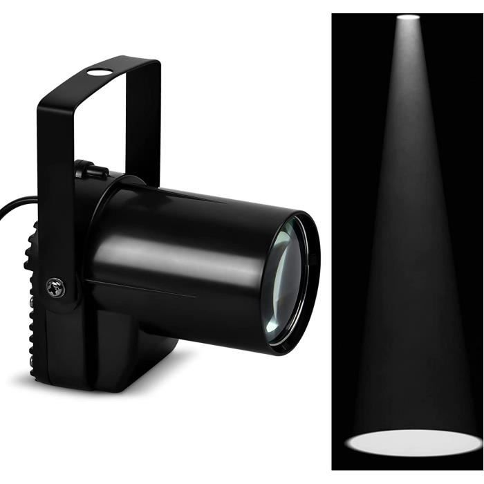 Projecteurs Pin Spot 5W LED Spotlight Blanche Spot Lumineux Faisceau ...