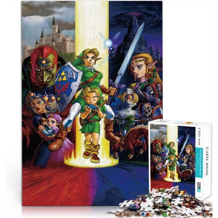 Puzzle 1000 Pièces The Legend Of Zelda Puzzles Adultes Et Enfants ...