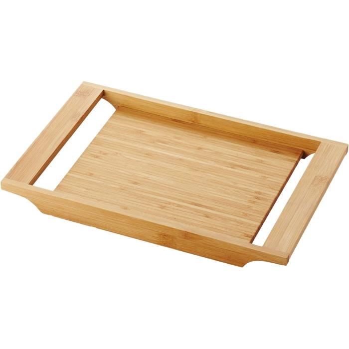 Plateau De Service En Bambou, Rectangulaire, Decoratif, 34 X 22 X 3 Cm ...