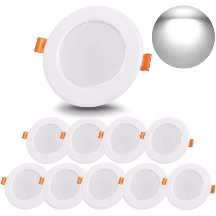 Spot Encastrable Led 8W, Plafonnier Encastrable Imperméable 800Lm ...