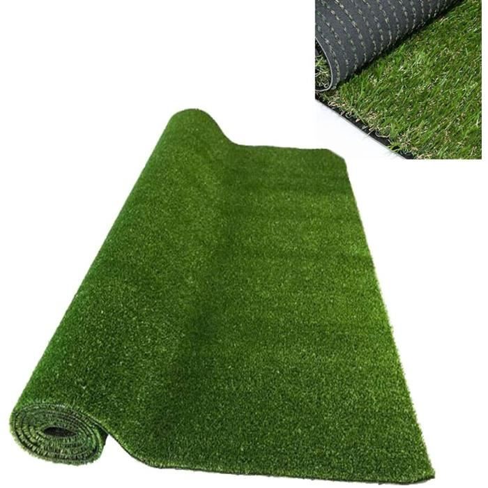 1 x 2 m Gazon artificiel Pour balconjardin Avec picots 86 - Cdiscount Jardin