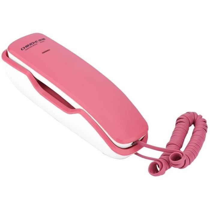 Téléphone Fixe avec câble, téléphone Suspendu avec câble Mural ou Lampe ...