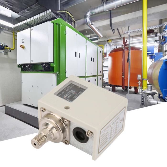 G1/4" Interrupteur de contrôle de pression, 24V ~ 380V régulateur de ...