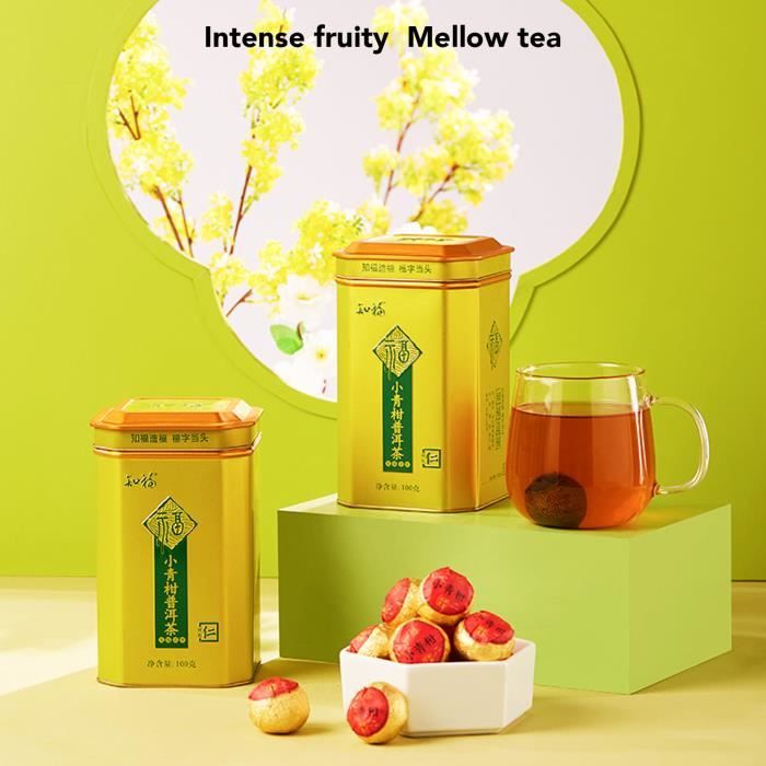 Puer Tea Leaves Petite Mandarine Verte Orange Puer Tea Thé Mûr en ...