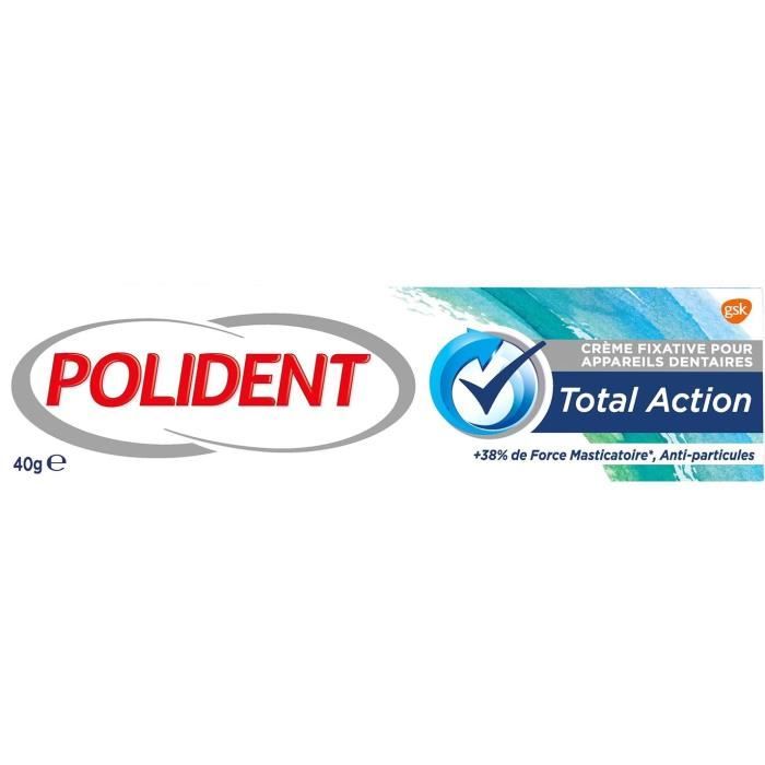 Polident Total Action Crème Fixative 40g - Cdiscount Au quotidien