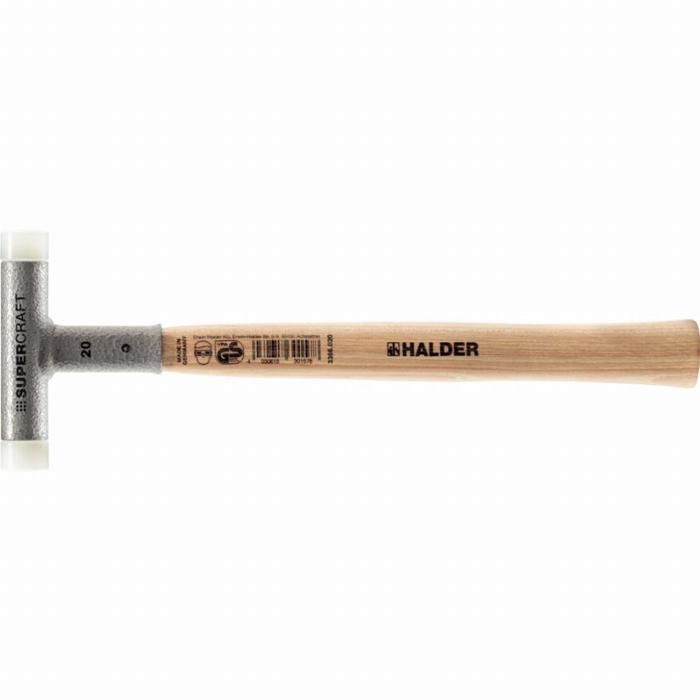 Marteau - HALDER - 3366020 - 20 mm - Manche en hickory - Sans rebond - Cdiscount Bricolage