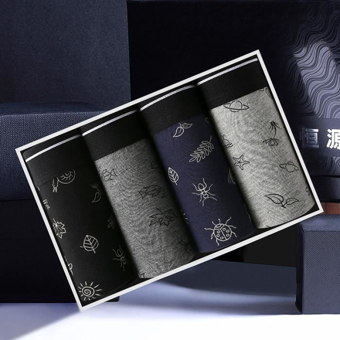 Sous-vêtement,Boxer en forme de U pour hommes, sous vêtement de marque ...