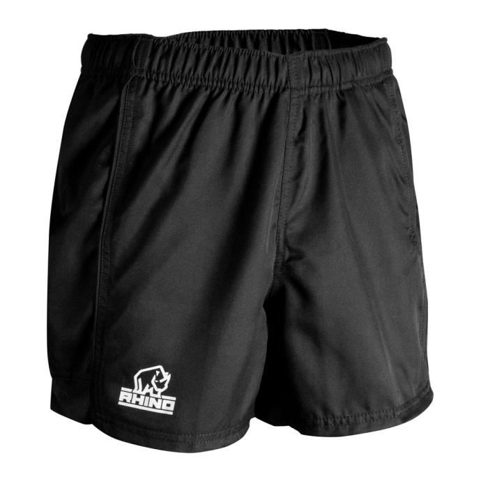 Short de rugby - Rhino - Confortable et léger - Noir - Taille ...