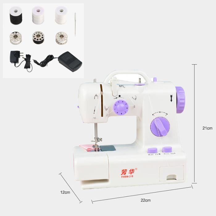 Machine à coudre,Mini machine à coudre électrique avec accessoires ...