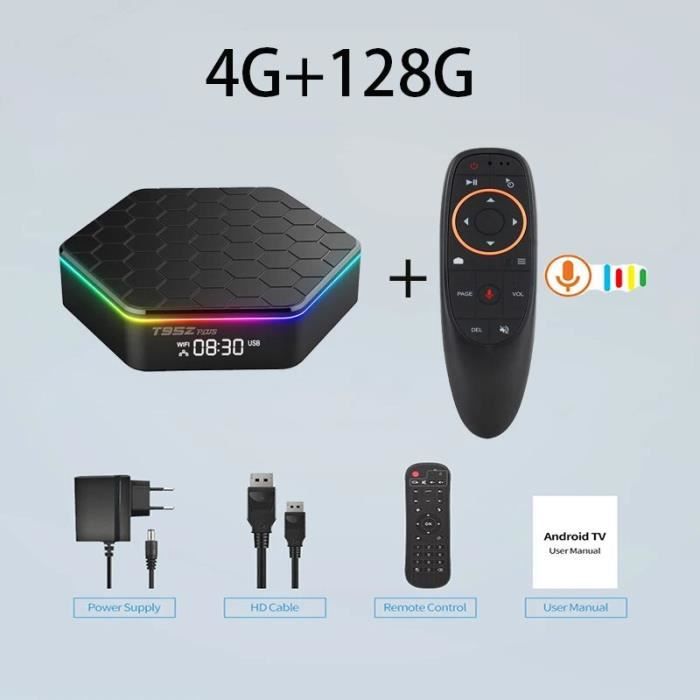 Boîtier Smart TV T95Z Plus,Android 12,H618,2023 Go,5 Go,Wifi 6,BT 2.4 AV1,64 Go,5.0 Go,lecteur ...