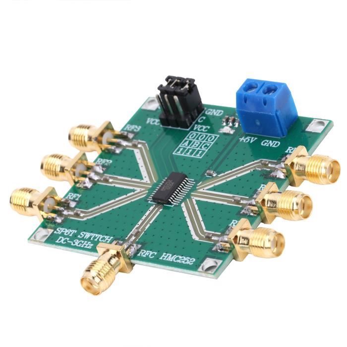 Module De Commutation Rf Composant électronique Unipolaire Non Réfléchissant à 6 Jets Hmc252 Dc