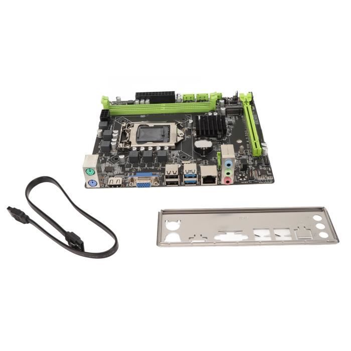 TMISHION carte mère M ATX Carte mère H310B LGA1151 broches DDR4 mémoire ...