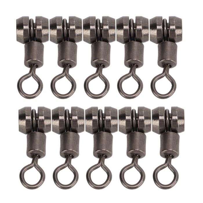 VGEBY Émerillons de pêche à 3 voies 10 pièces 3 voies émerillons de ...