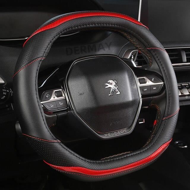 COUVRE-VOLANT,Rouge--Pour Peugeot 3008 4008 5008 Rifter Partner ...