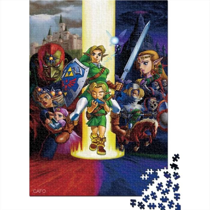 Puzzle 1000 Pièces The Legend Of Zelda Puzzles Adultes Et Enfants ...