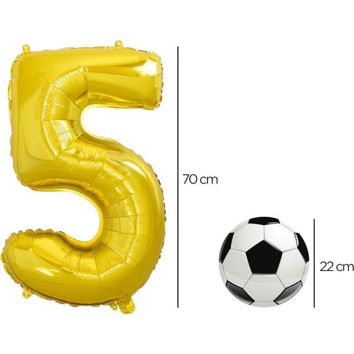 Ballon Numéro 50 Doré. Ballons Géants Chiffres 5 0 Foil Décoration Fête ...